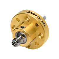 1.85 mm-Female to WR15 UG385/U Flange Waveguide Coax Adapter Right Angle 50 - 70 GHz