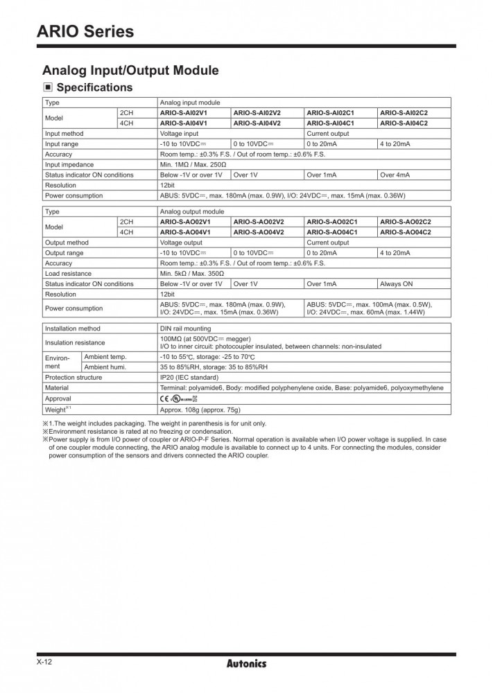 ARIO Series document page 5