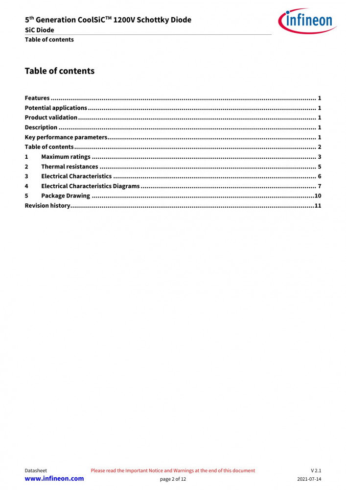 IDK08G120C5XTMA1 datasheet page 2