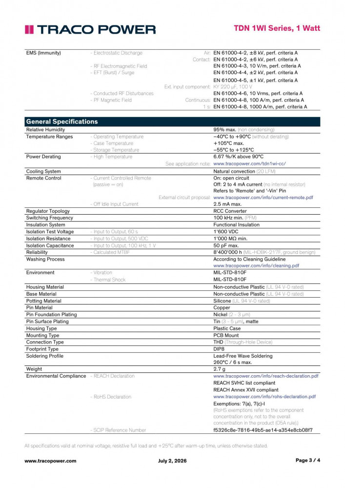 TDN 1WI technical document page 3
