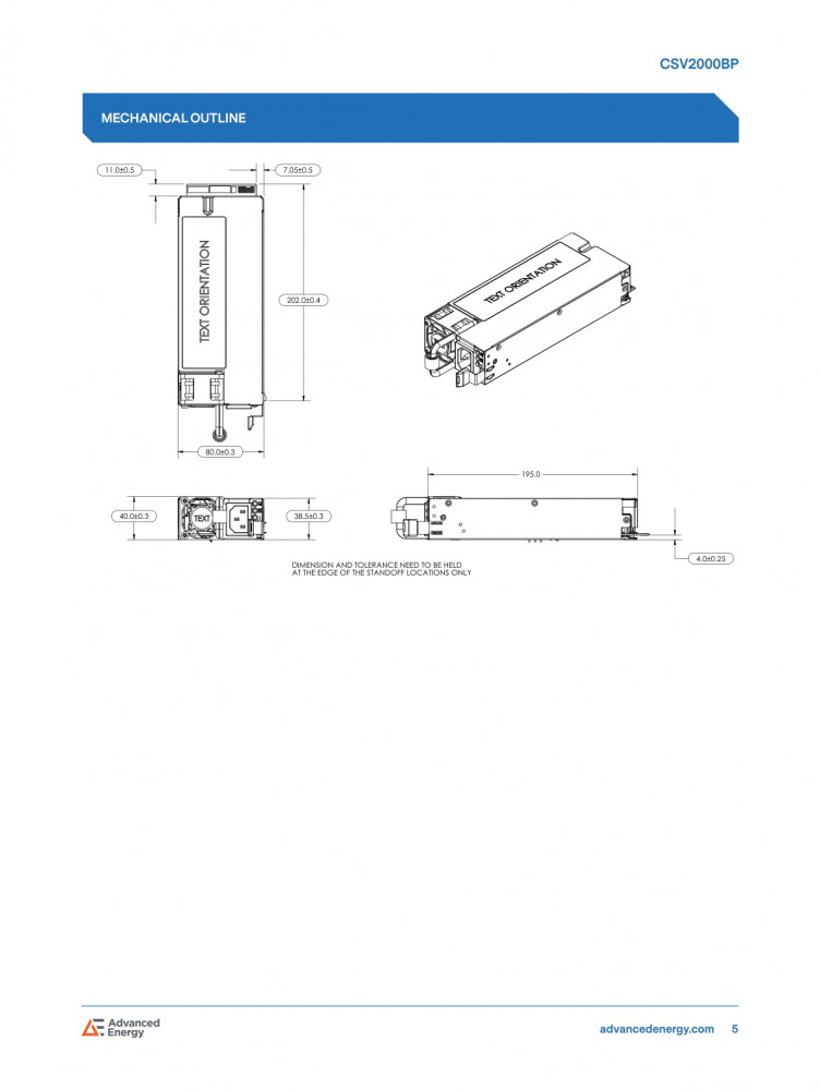 CSV2000BP datasheet page 5