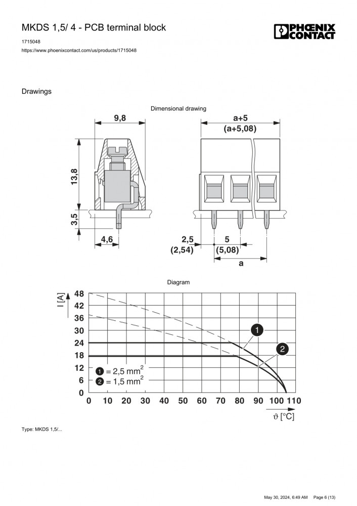 Phoenix Contact 1715048 technical document page 6
