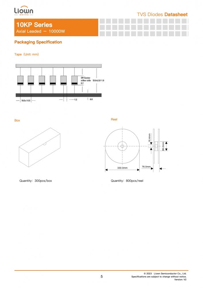 Liown 10KP28CA datasheet page 5