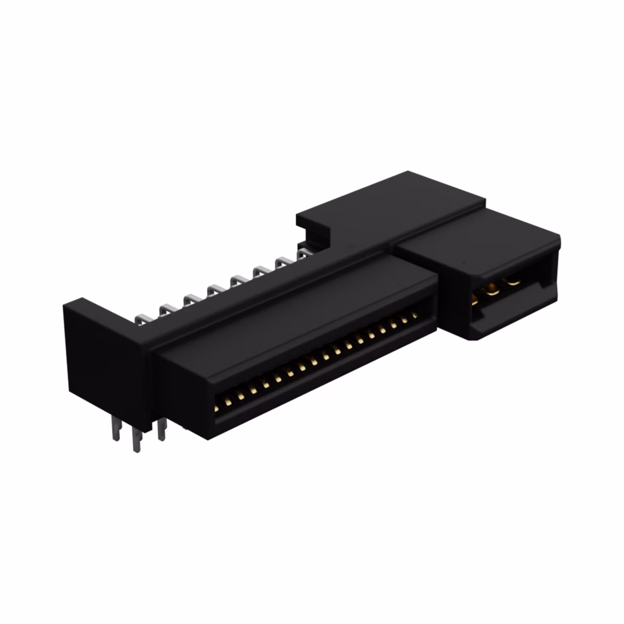 EXTreme LPHPower Receptacle Header, Right-Angle, 2 Power Contacts, 36 Signal Contacts, Select Gold (Au) Plating, for 3.18mm Thick PC Board for sale