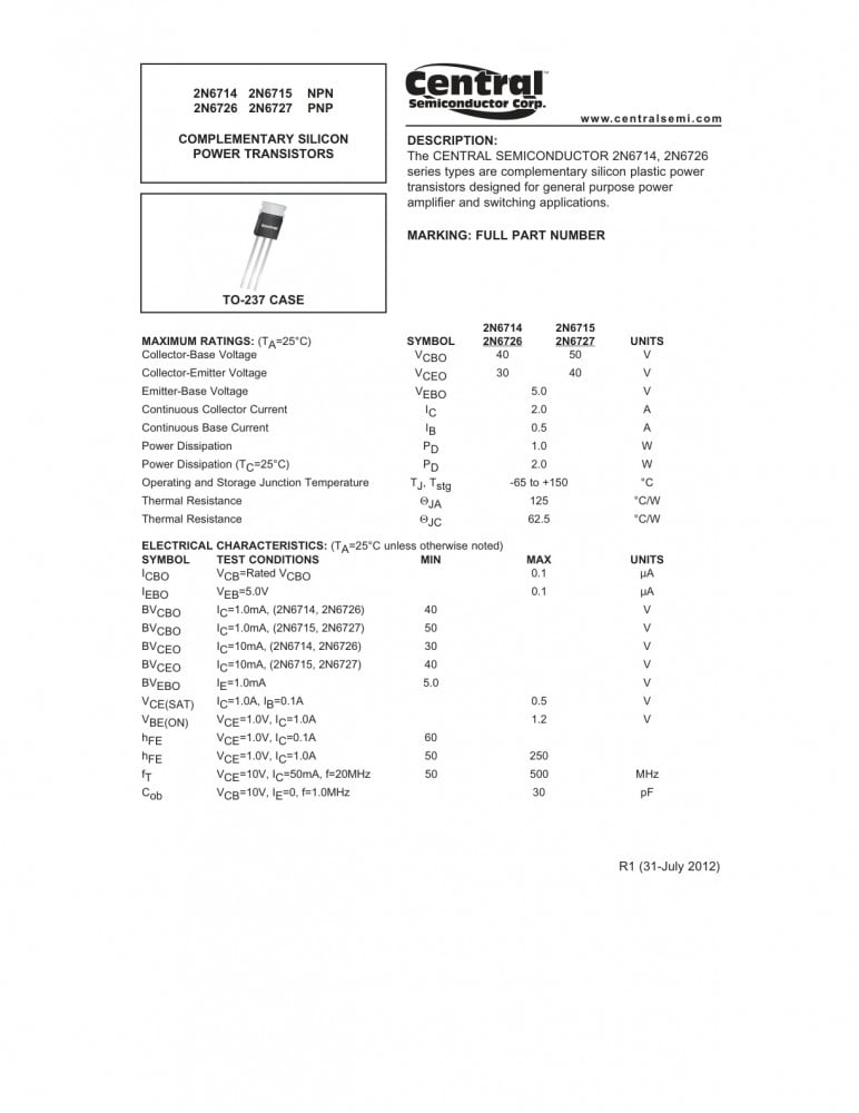 2N6715-18 datasheet page 1