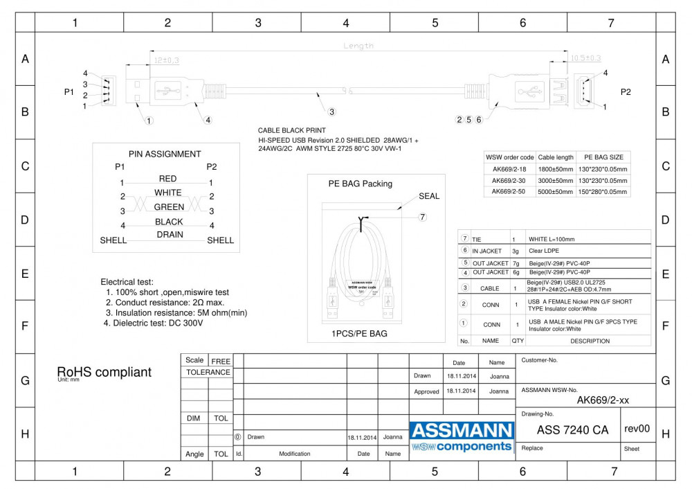 AK669/2-30 technical drawing document
