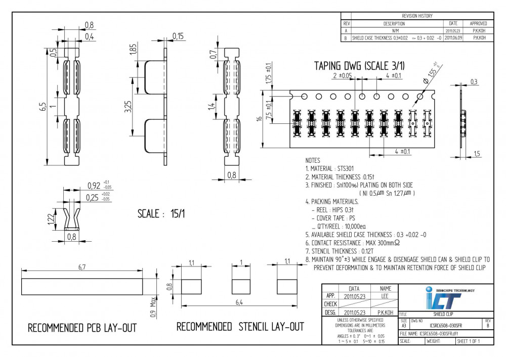 ICSRC6508-030SFR technical document preview