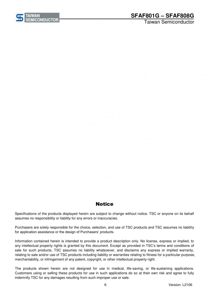 SFAF805G datasheet page 6