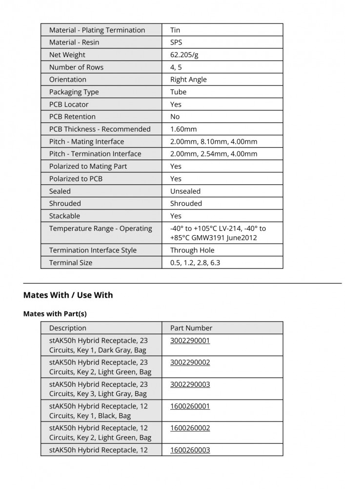 MOLEX 2005066005 technical document image, page 3