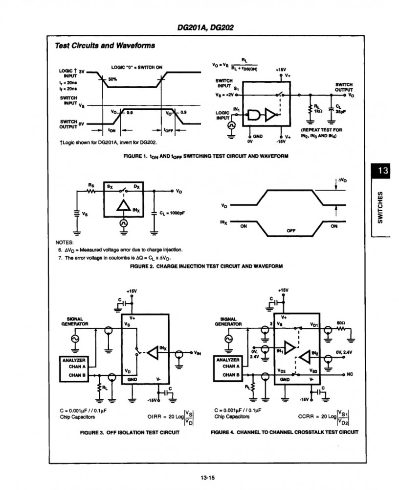 DG201AK/B datasheet page 5