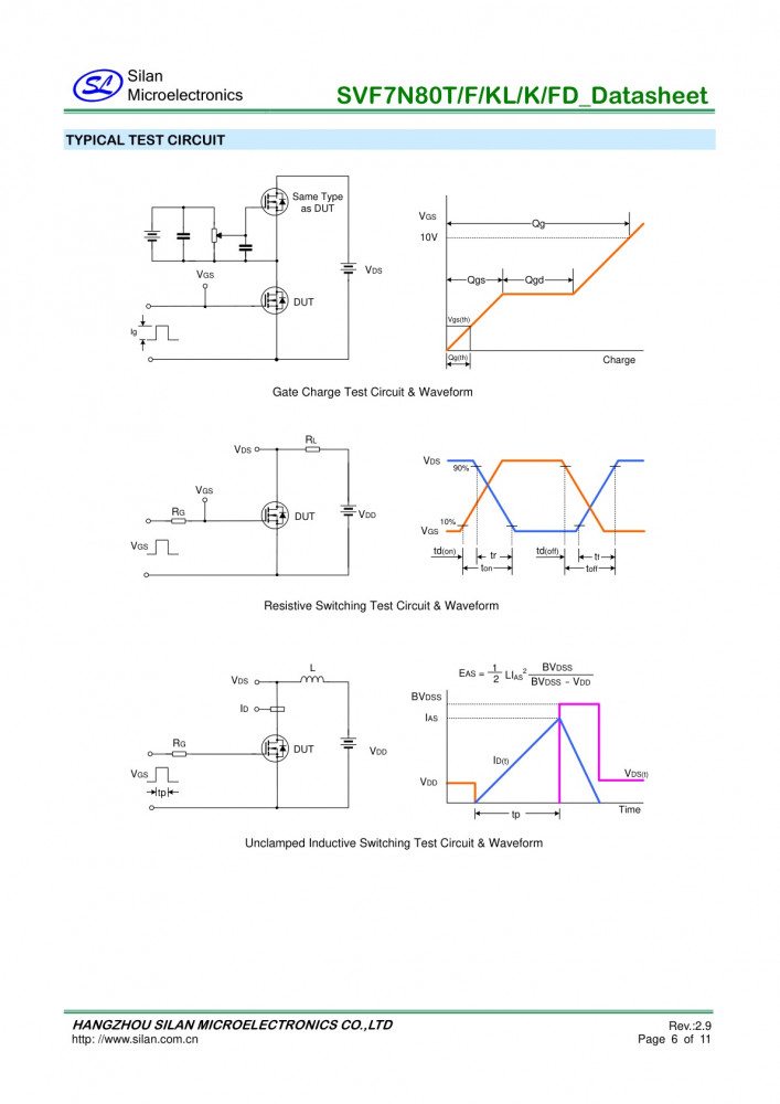 SVF7N80F datasheet page 6