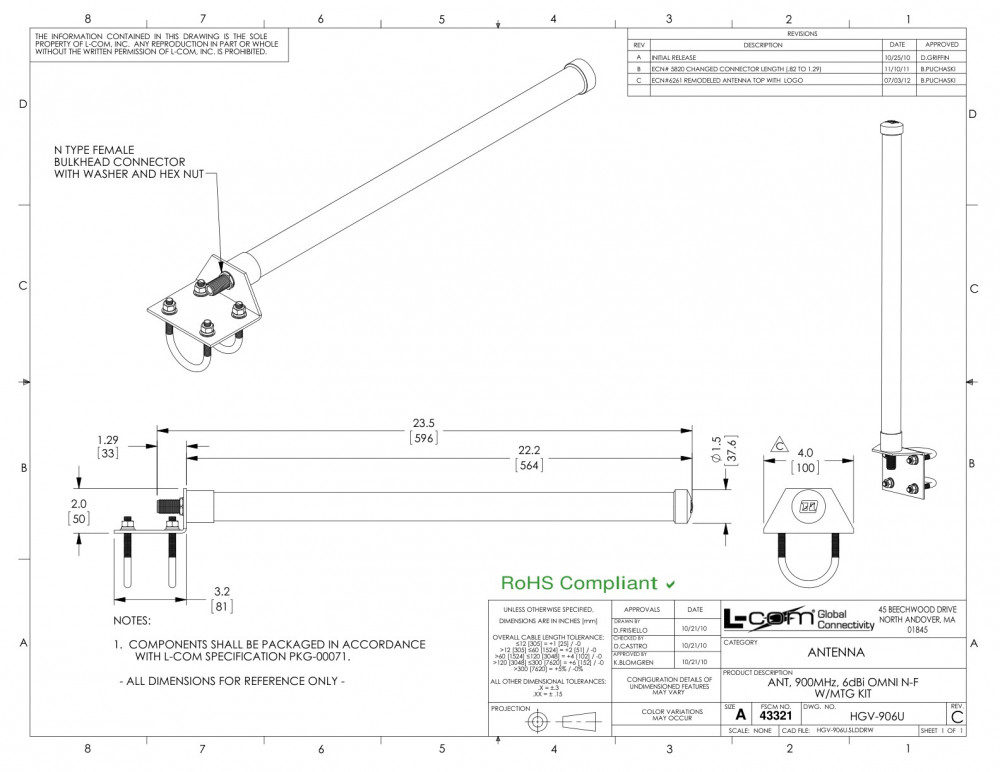 HGV-906U technical document preview