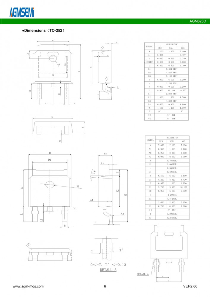 AGM628D datasheet page 6