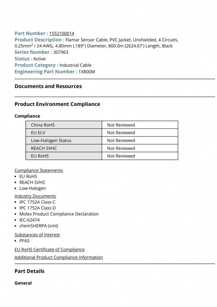 Product document page 1