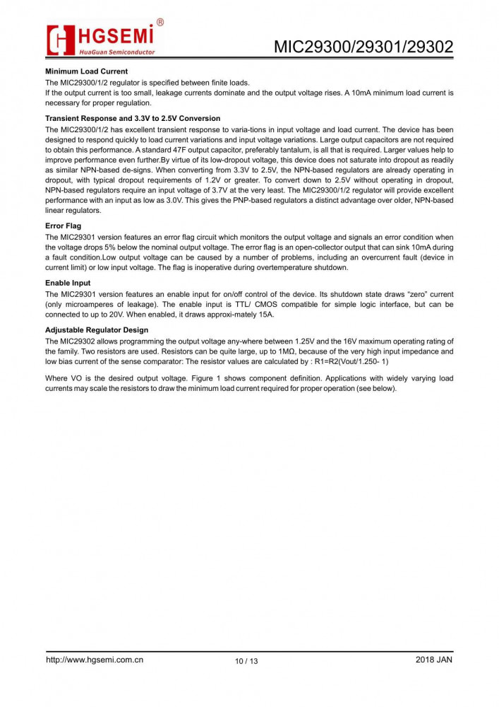 MIC29301S-3.3/TR technical document page 10