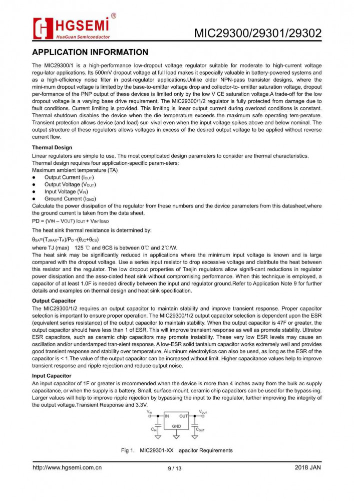 MIC29301S-3.3/TR technical document page 9