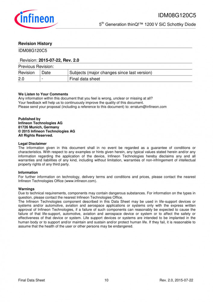 IDM08G120C5 datasheet page 10
