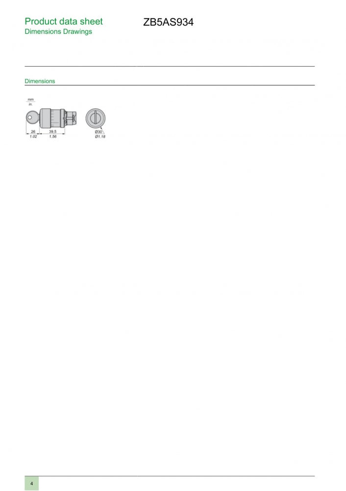 ZB5AS934 technical document page 4