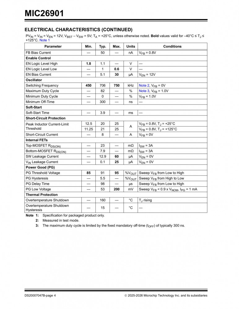 MIC26901 document page 4
