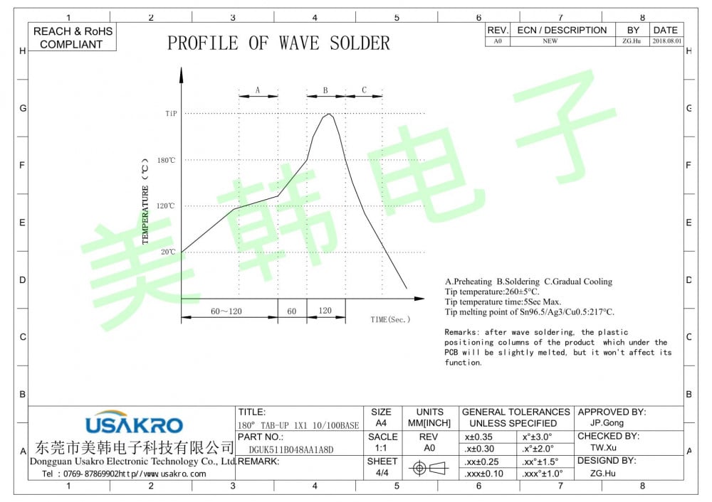 DGUK511B048AA1A8D technical drawing sheet 4