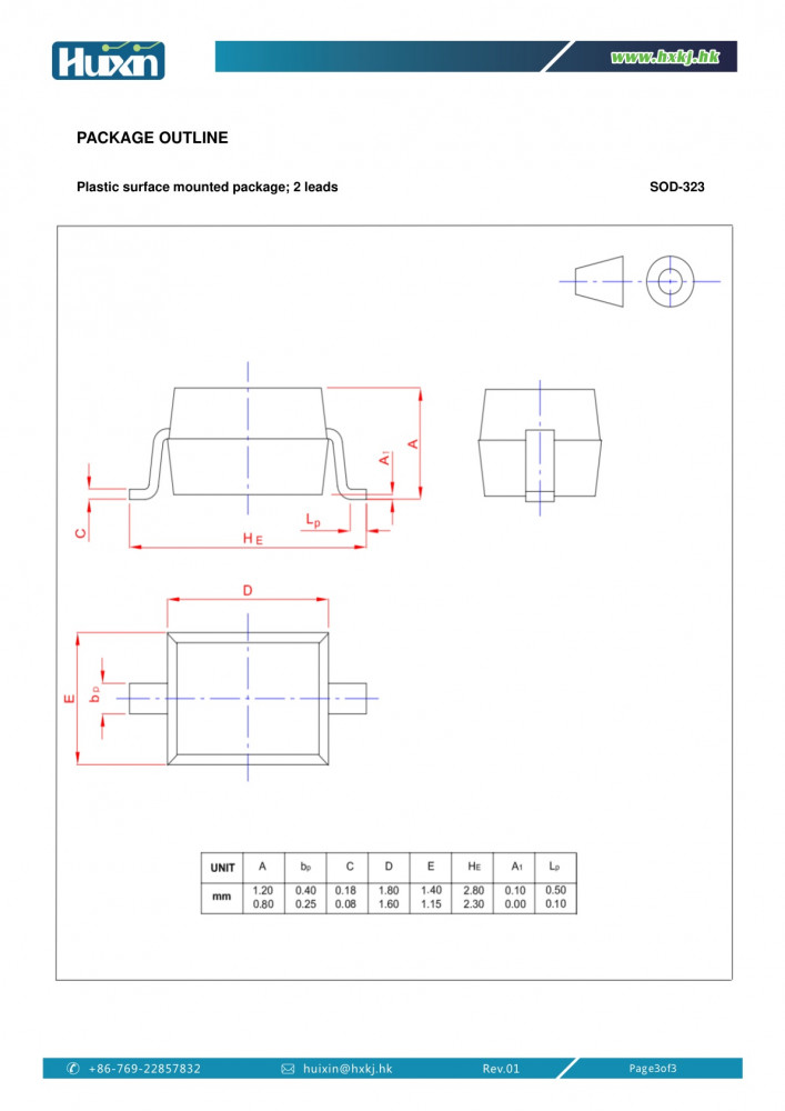 RB551V-30 technical document page 3