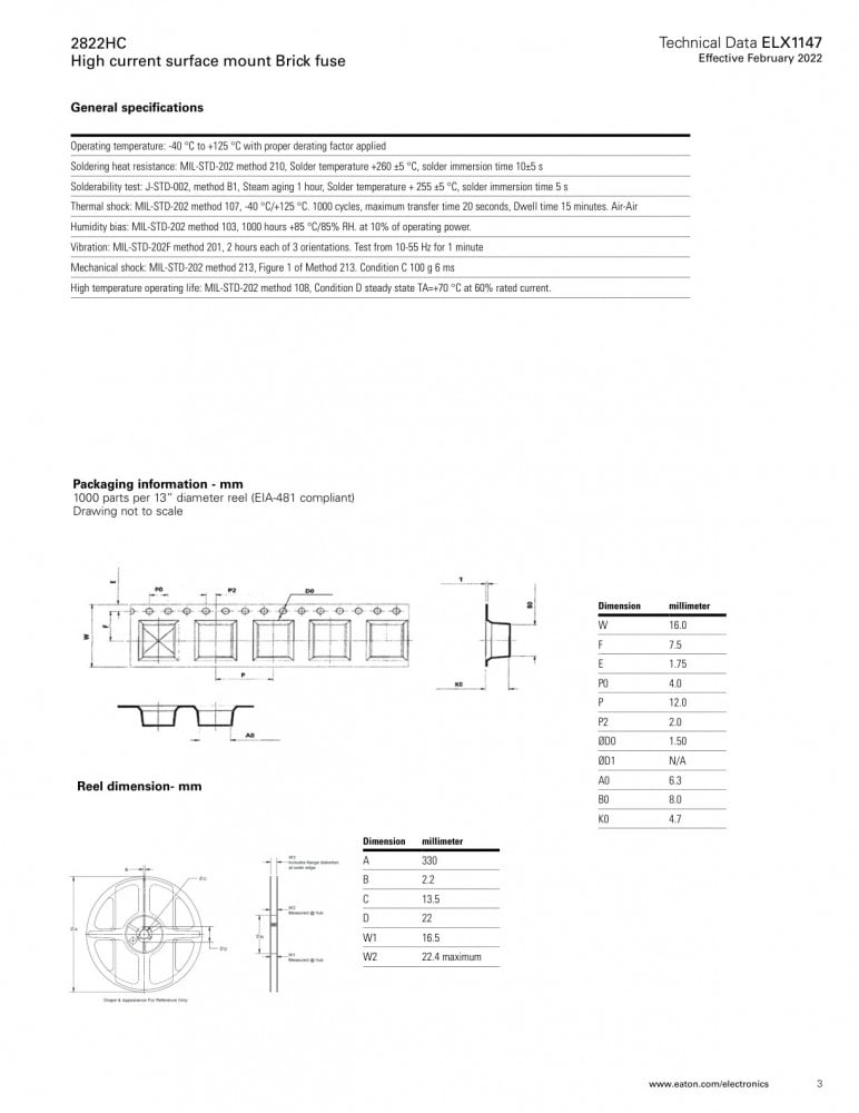 2822HC product document page 3