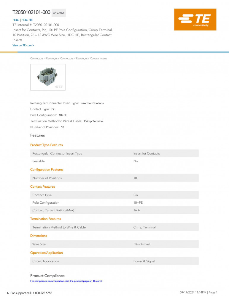 T2050102101-000 technical document page 1