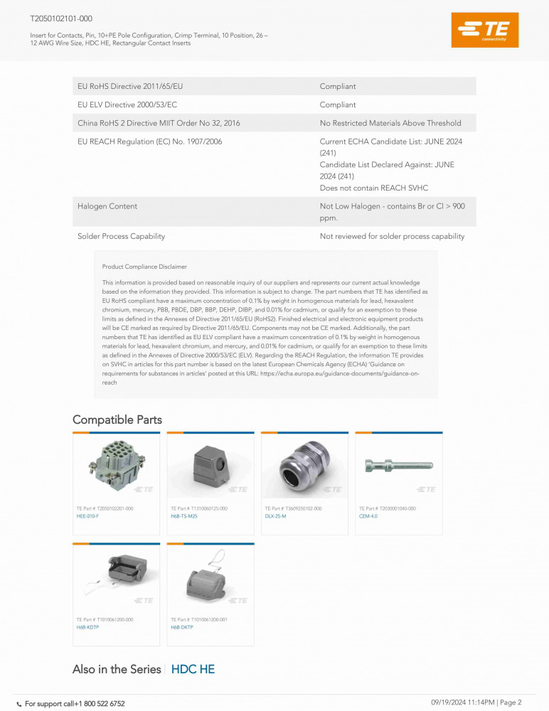 T2050102101-000 technical document page 2