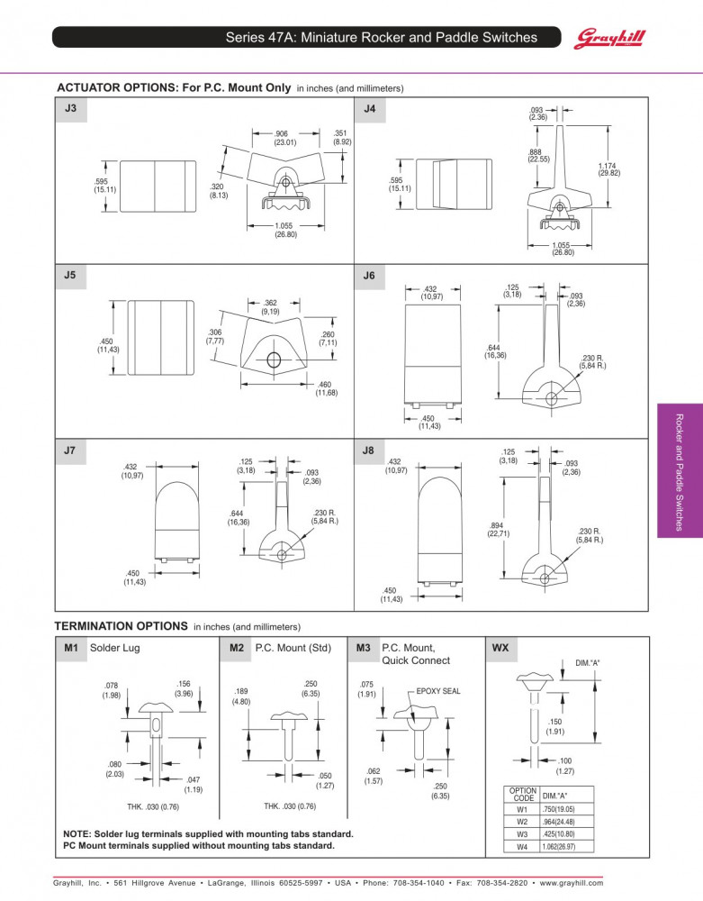 Grayhill Series 47A datasheet page 4