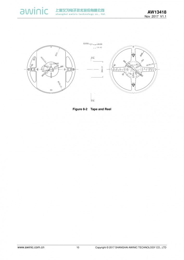 AW13418QNR datasheet page 10