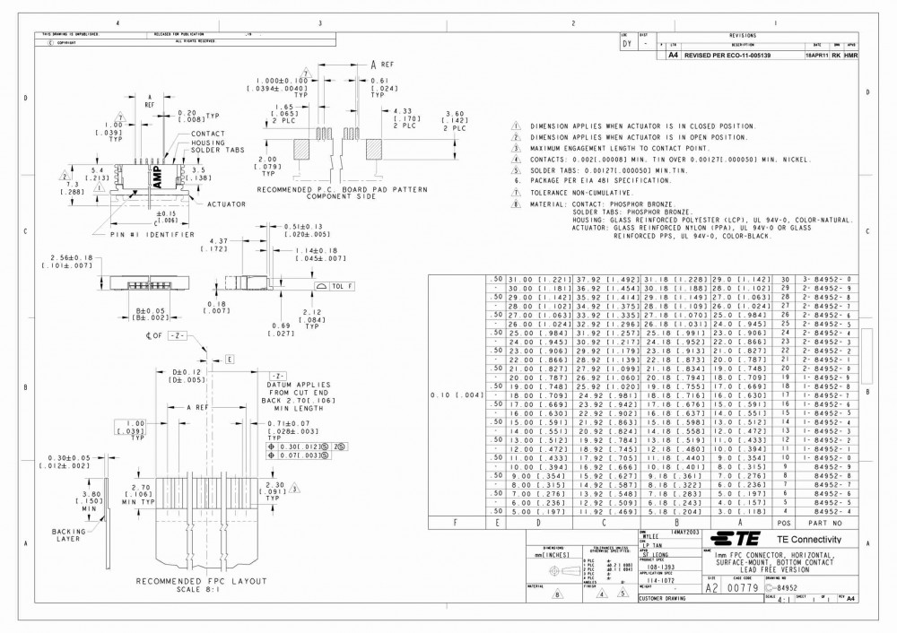 TE Connectivity 2-84952-3 product drawing preview