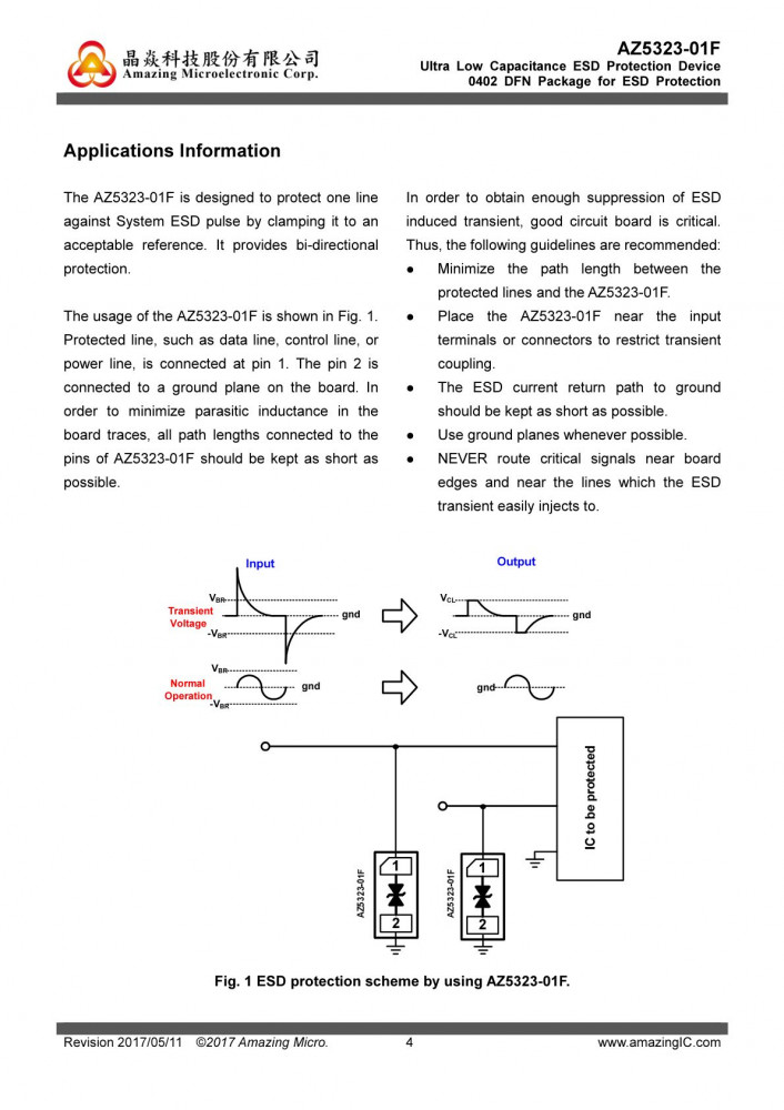 AZ5323-01F datasheet page 4