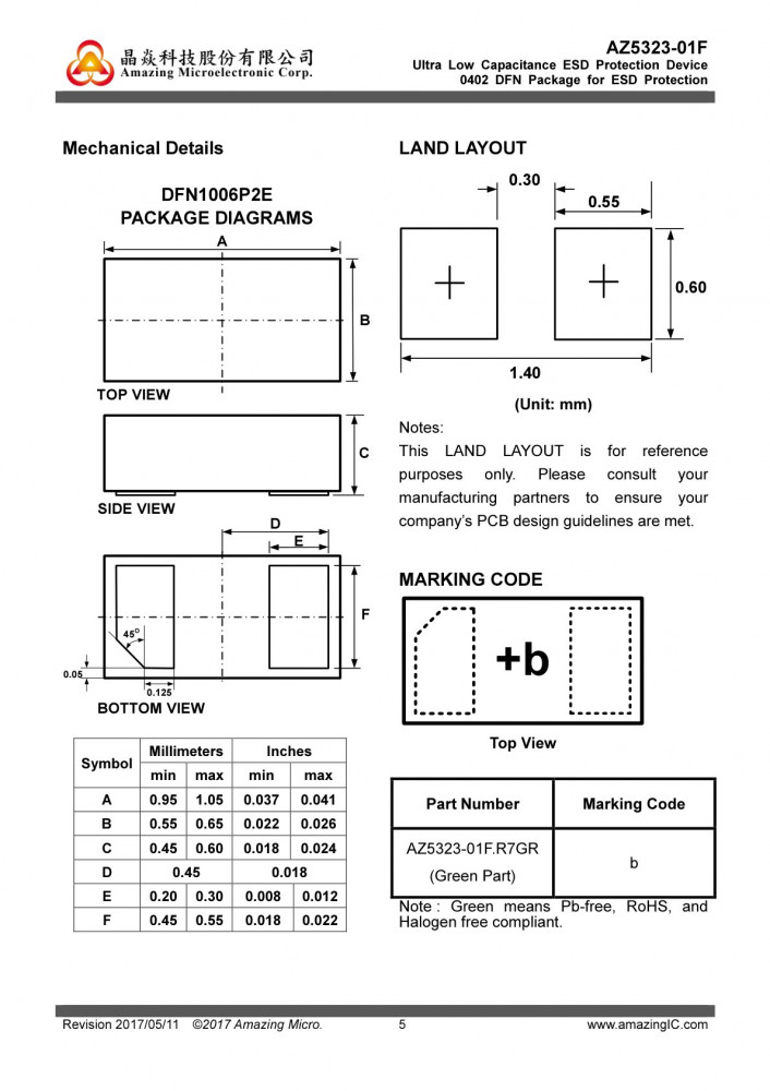 AZ5323-01F datasheet page 5