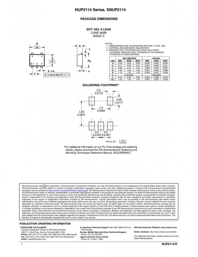 NUP2114UCMR6T1G datasheet page 6