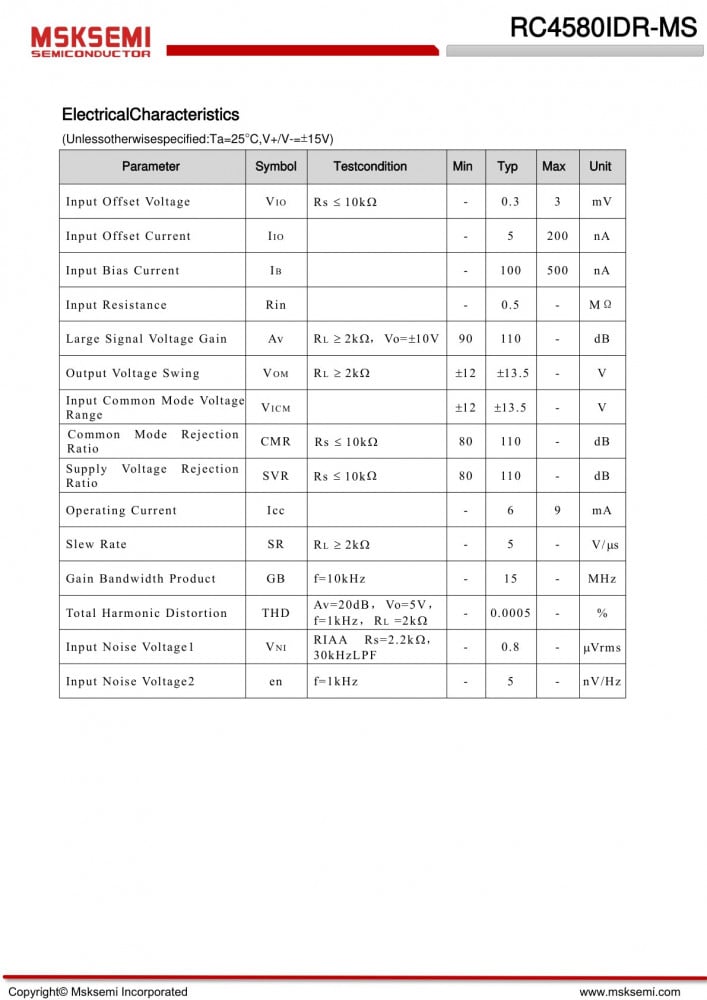 RC4580IDR-MS datasheet page 4