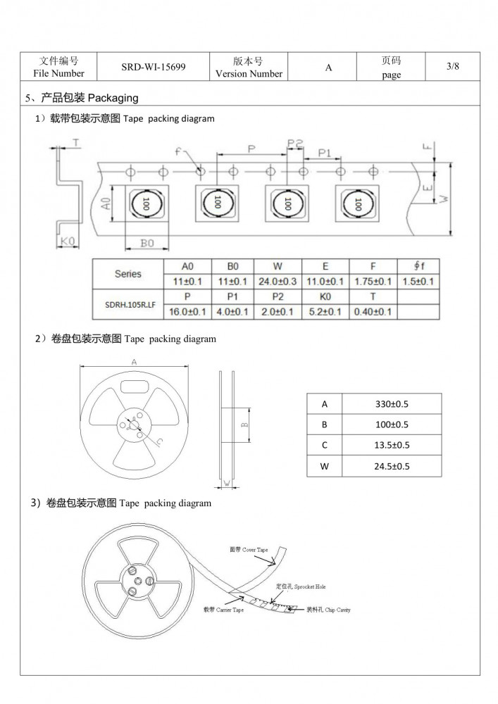 SDRH.105R.LF100MT00 specification page 5