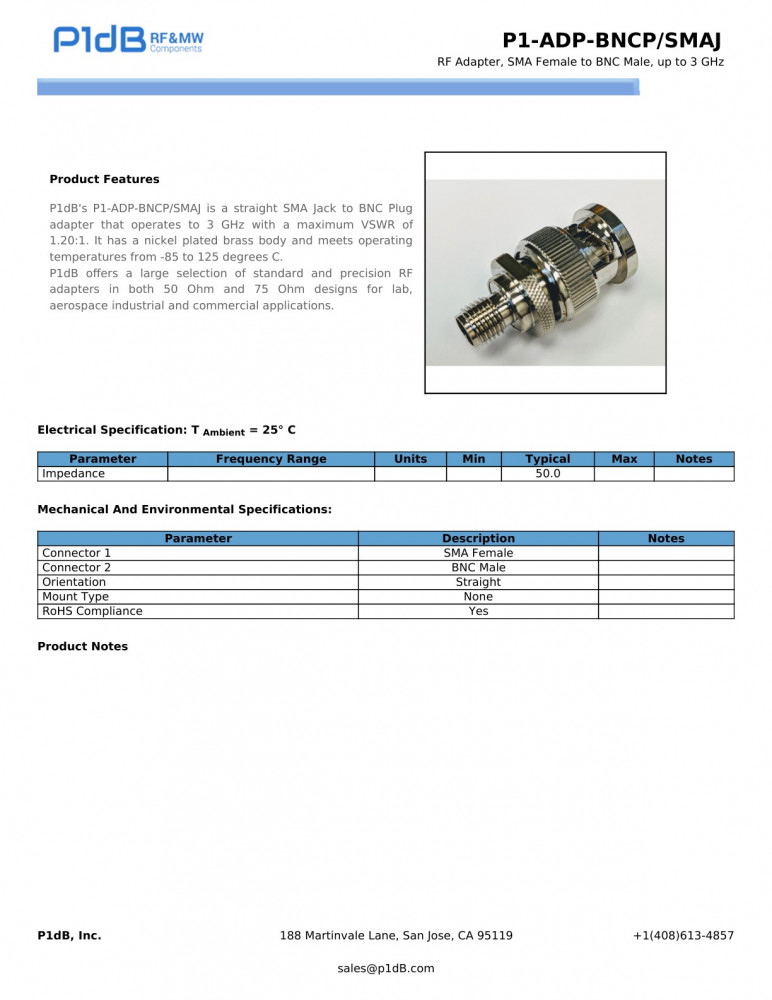 P1-ADP-BNCP/SMAJ technical document preview