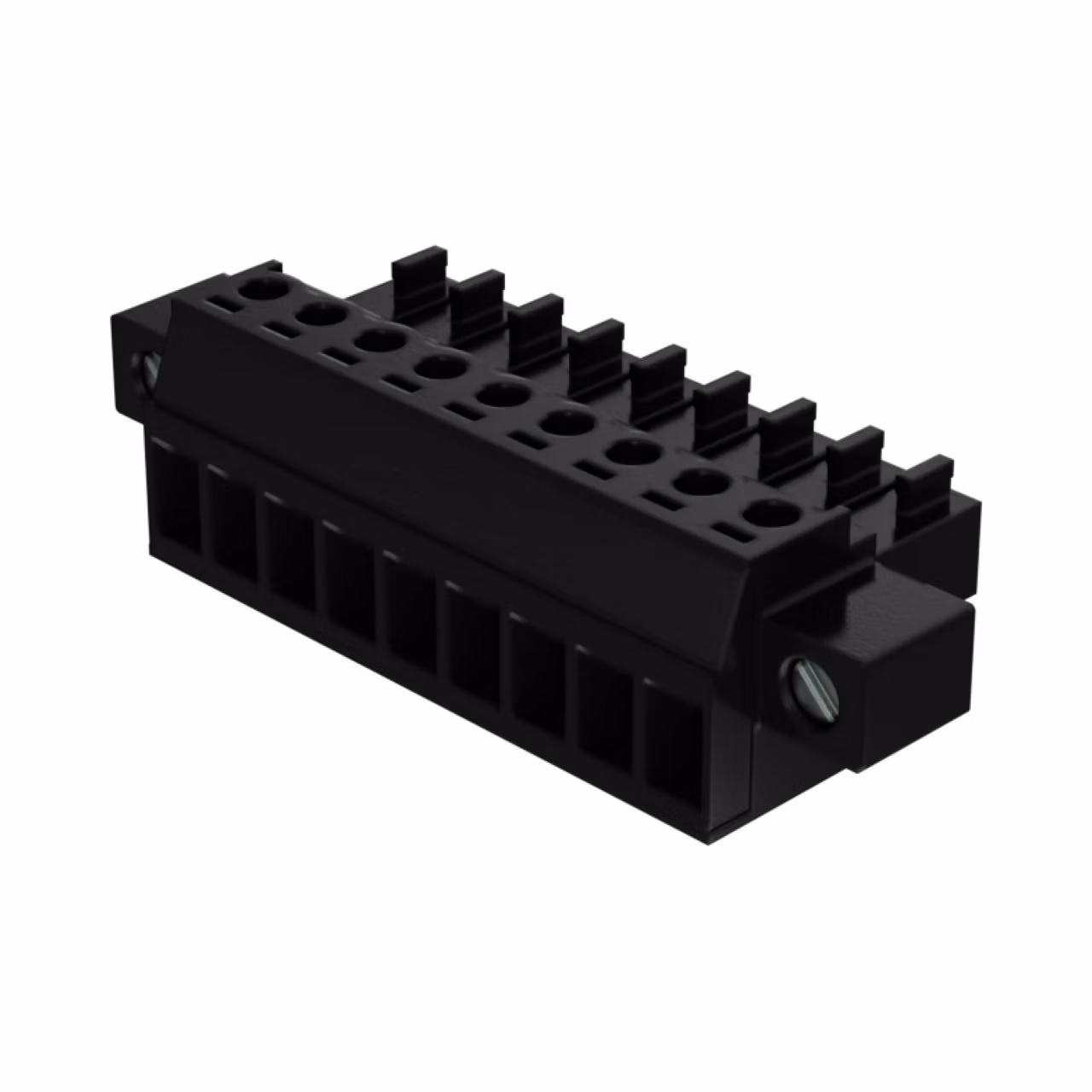 3.50mm Pitch Eurostyle Horizontal Plug, with Retention Screws, 9 Circuits for sale