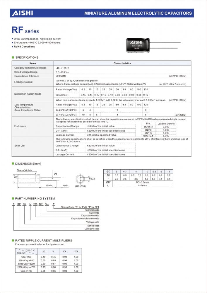 AISHI datasheet page 7