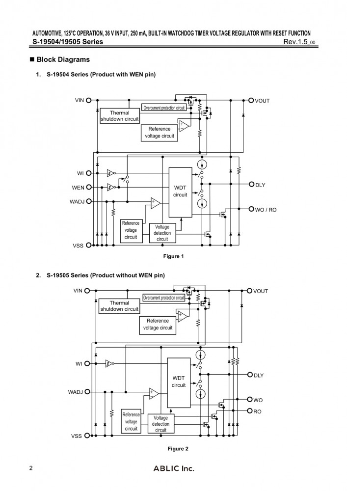 S-19504/19505 datasheet page 2