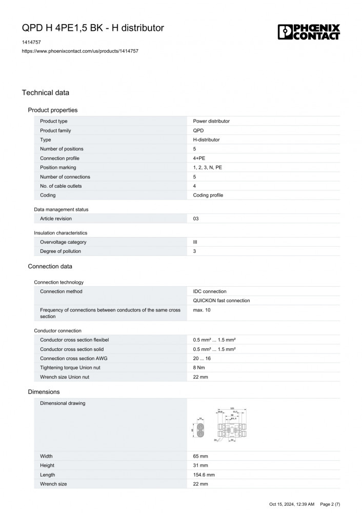 Phoenix Contact 1414757 document page 2