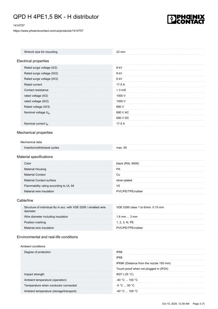 Phoenix Contact 1414757 document page 3