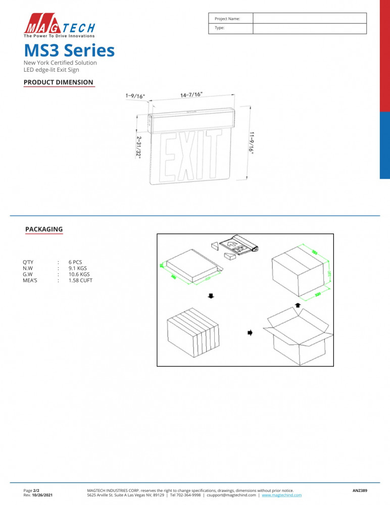 MS3 Series technical document page 2