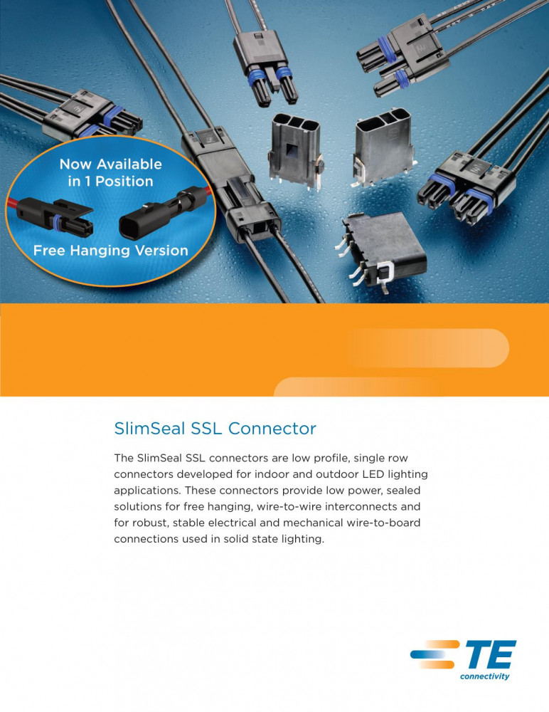 SlimSeal SSL connector brochure page 1