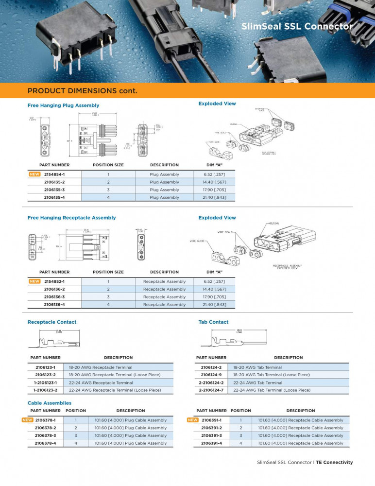 SlimSeal SSL connector brochure page 3