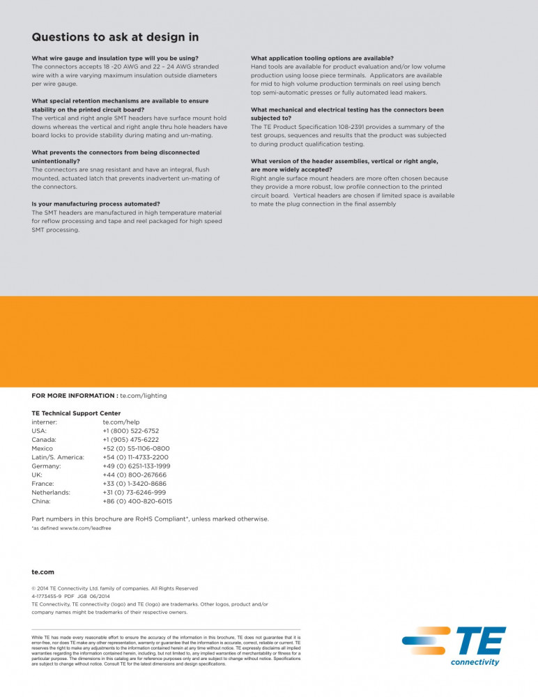 SlimSeal SSL connector brochure page 6