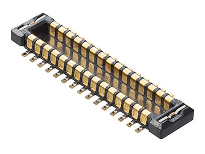 SlimStack Board-to-Board Plug, 0.40mm Pitch, B8 Series, 0.80mm Mated Height, 2.50mm Mated Width, 34 Circuits