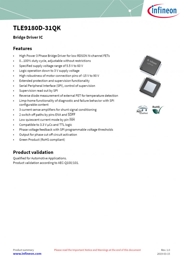 TLE9180D-31QK document page 1