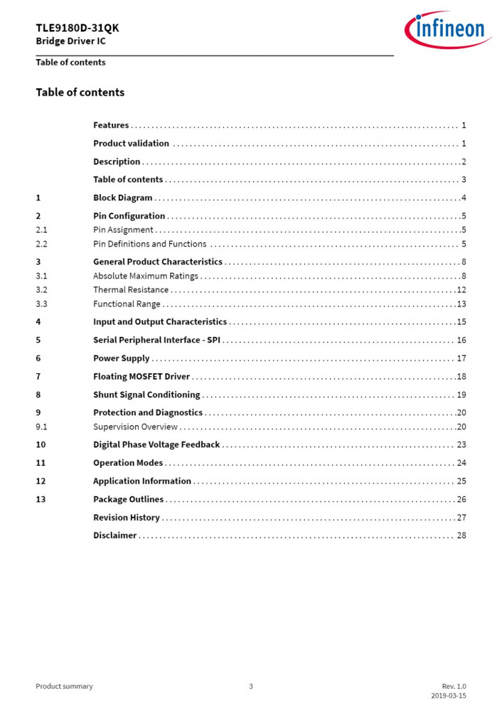 TLE9180D-31QK document page 3