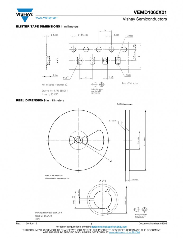 VEMD1060X01 datasheet page 5